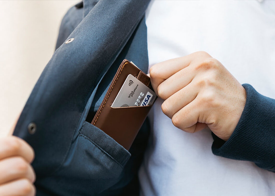 Card Sleeve: Slim Leather Card Holder Wallet | Bellroy